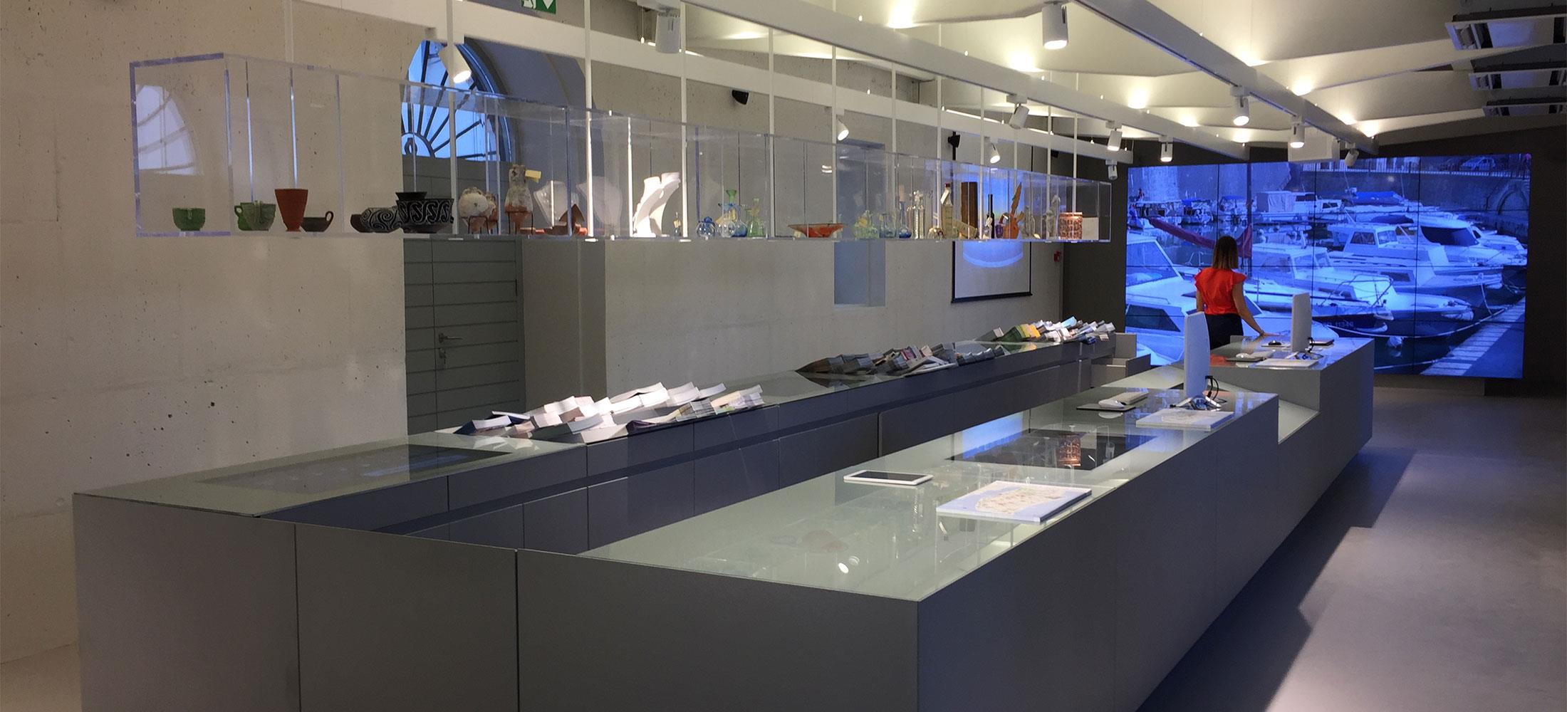 Multimedia system for the tourist information center Cedulin Palace ...